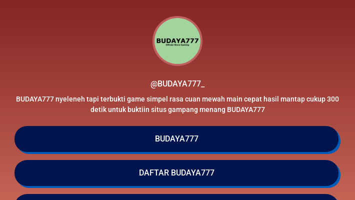 @BUDAYA777_ | Link Space