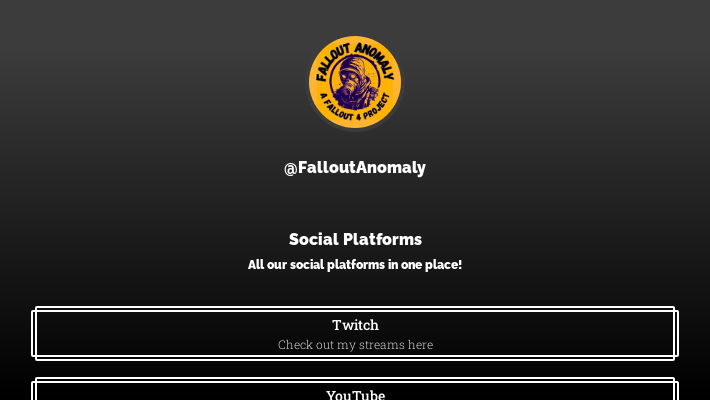 @FalloutAnomaly | Link Space