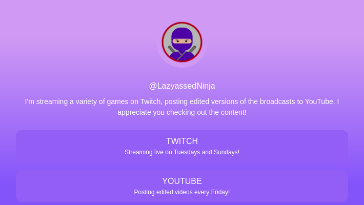 @LazyassedNinja | Link Space