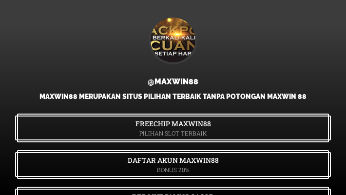 @MAXWIN88 | Link Space