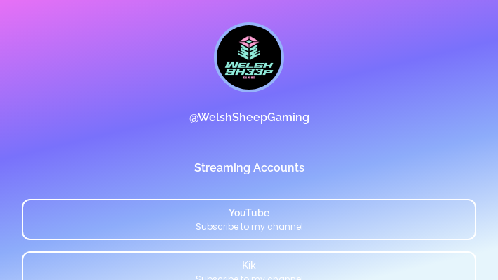 @WelshSheepGaming | Link Space