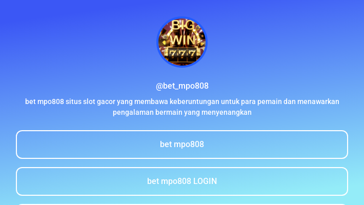 @bet_mpo808 | Link Space