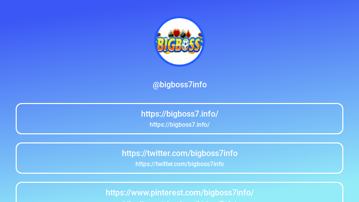 @bigboss7info | Link Space
