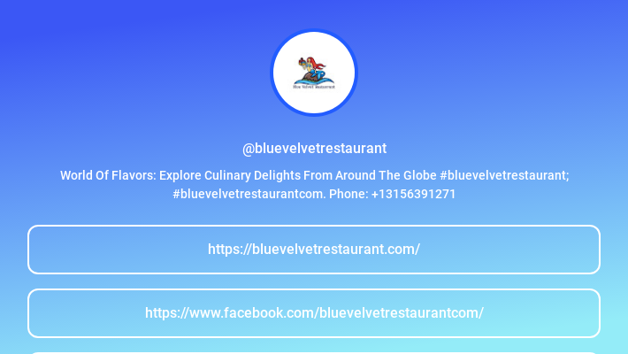 @bluevelvetrestaurant | Link Space