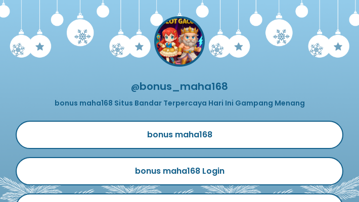 @bonus_maha168 | Link Space