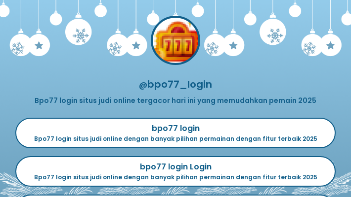 @bpo77_login | Link Space