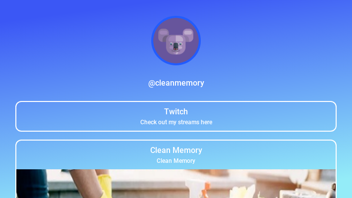 @cleanmemory | Link Space