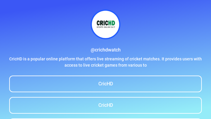 @crichdwatch | Link Space