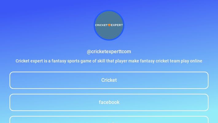 @cricketexperttcom | Link Space
