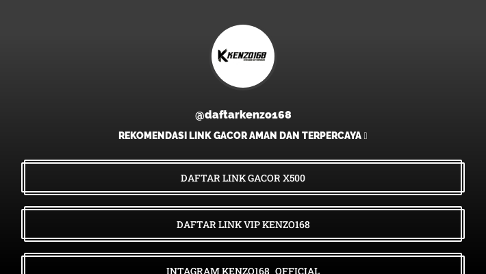 @daftarkenzo168 | Link Space