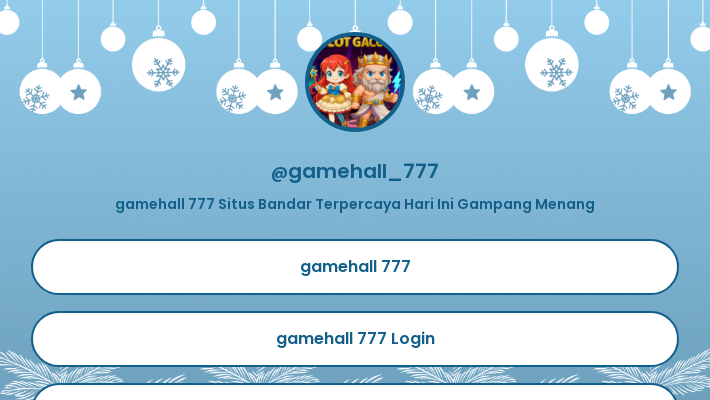 @gamehall_777 | Link Space