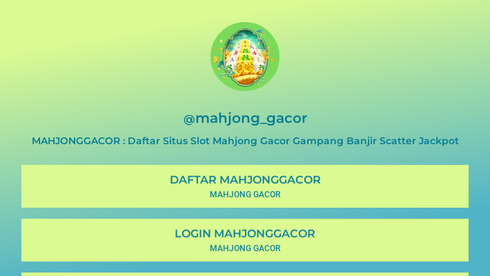 @mahjong_gacor | Link Space