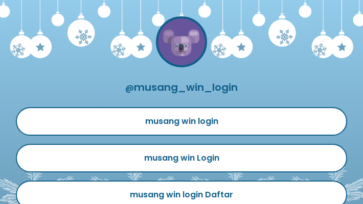 @musang_win_login | Link Space