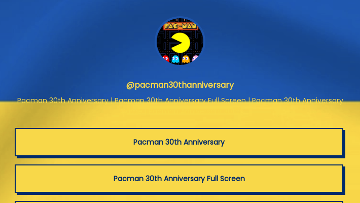 @pacman30thanniversary | Link Space