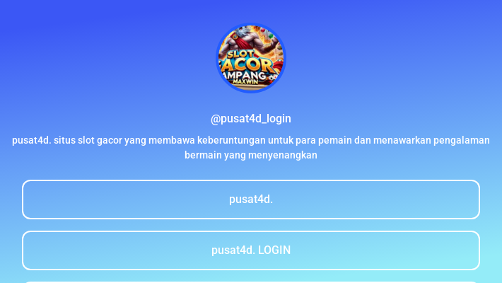 @pusat4d_login | Link Space