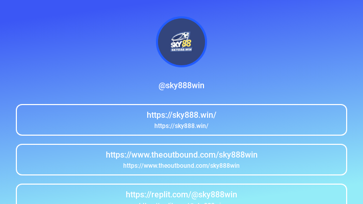 @sky888win | Link Space