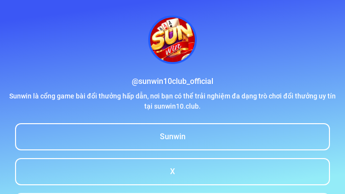 @sunwin10club_official | Link Space