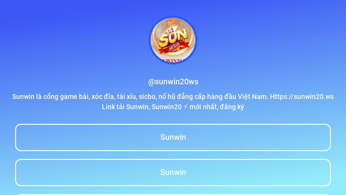 @sunwin20ws | Link Space