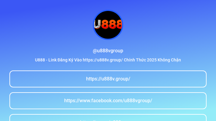 @u888vgroup | Link Space