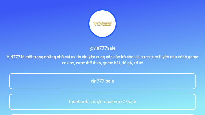 @vin777sale | Link Space