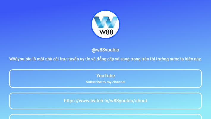 @w88youbio | Link Space