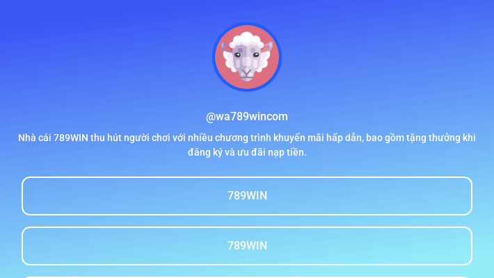 @wa789wincom | Link Space